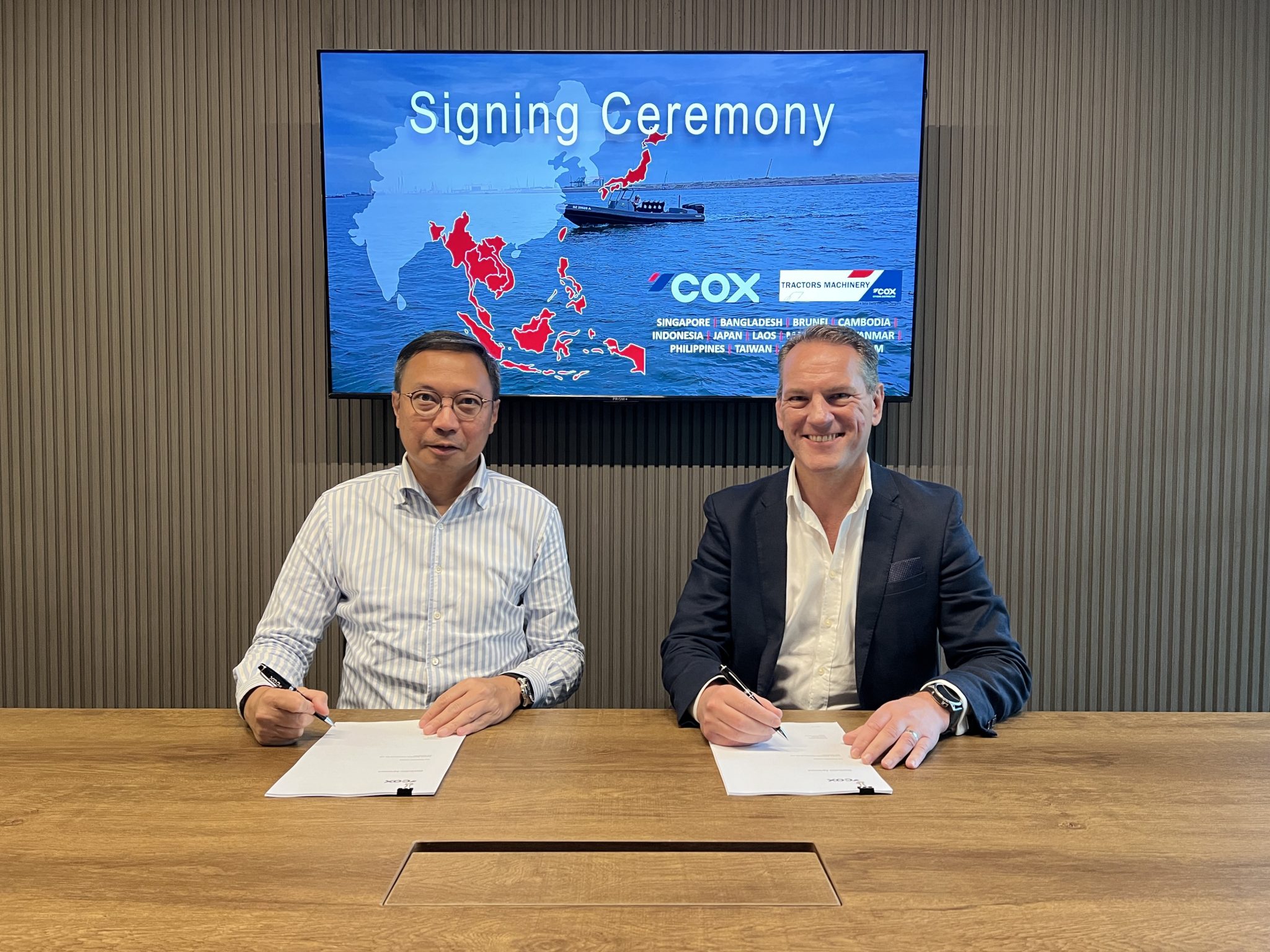 Cox Marine Announces Contract Expansion With APAC Distributor